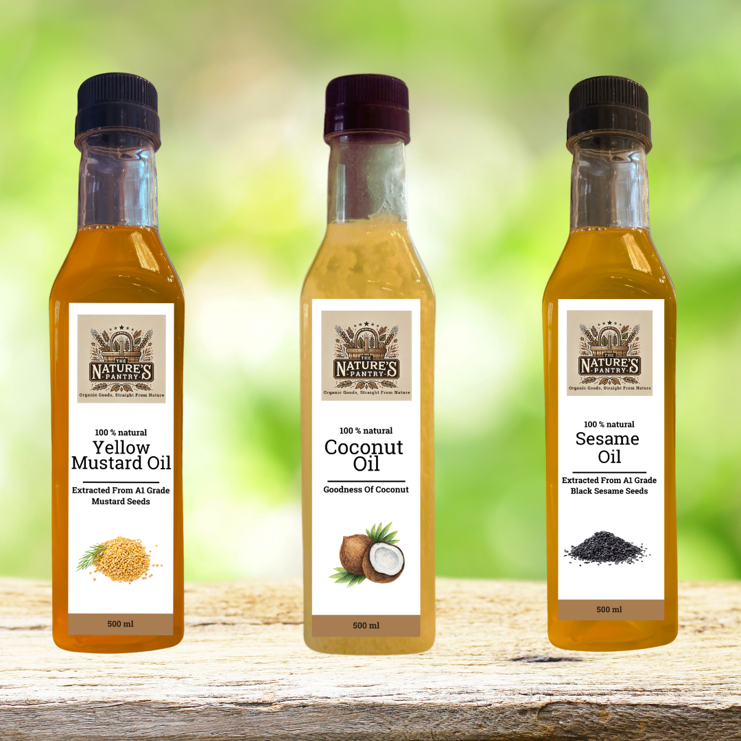 Cold Pressed Organic Oils – The Nature's Pantry